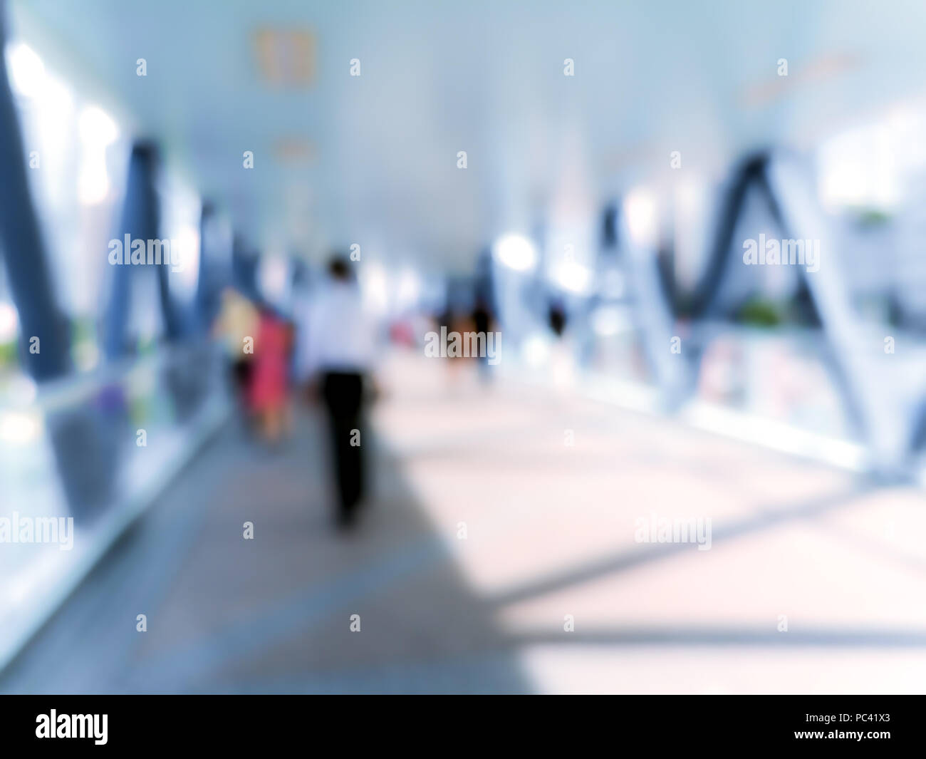 blur footbridge background Stock Photo - Alamy