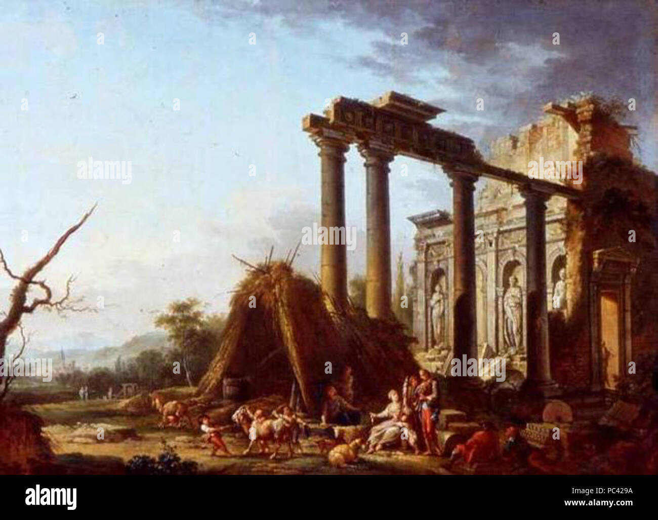 312 Jean Baptiste Claudot Colonnade Stock Photo - Alamy