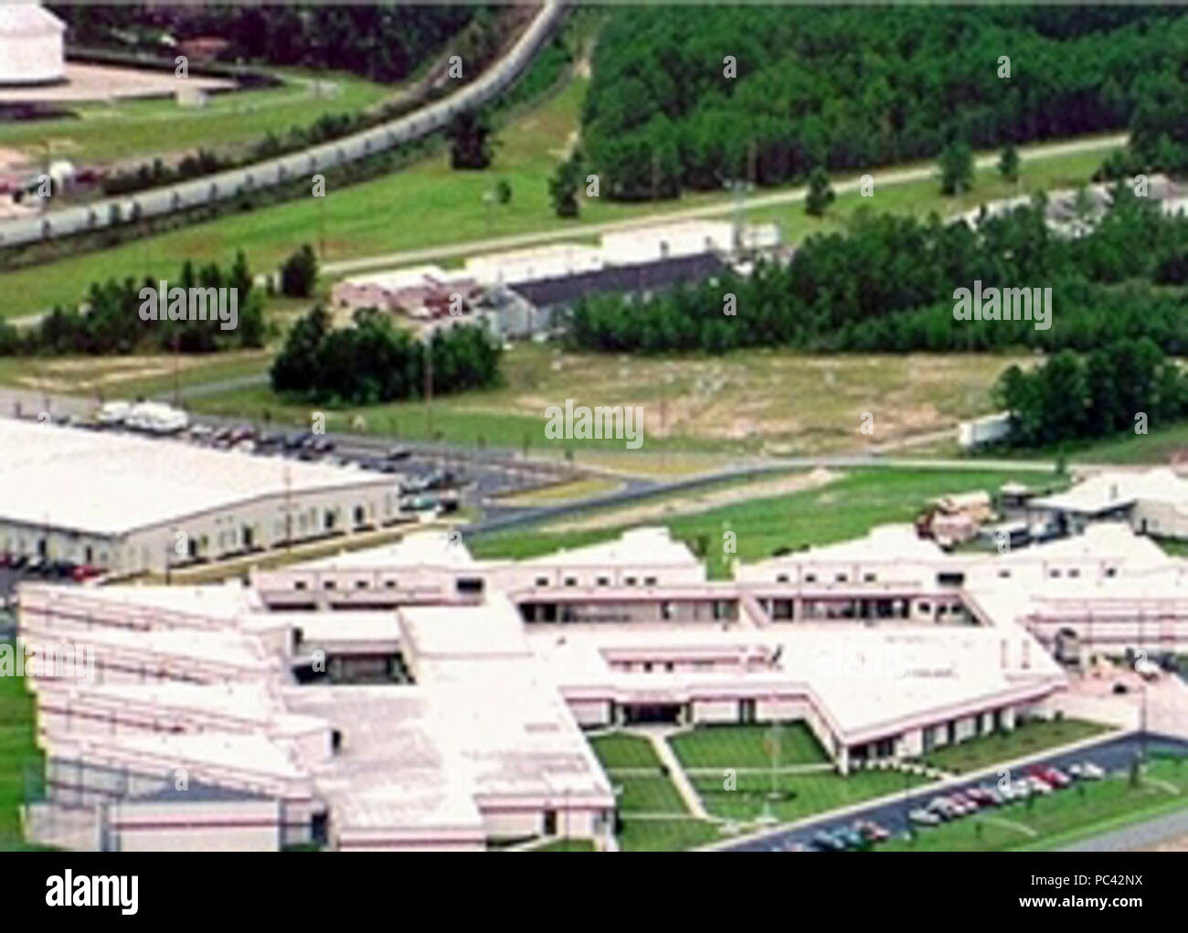 Aerial view Navy Consolidated Brig Stock Photo - Alamy