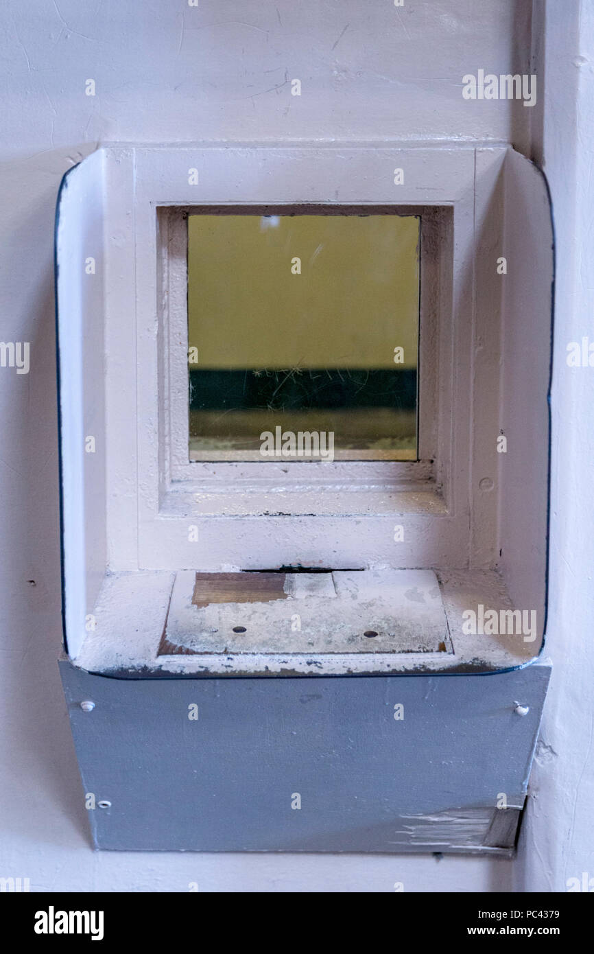Visitors window, Alcatraz Island, San Francisco, California, United ...