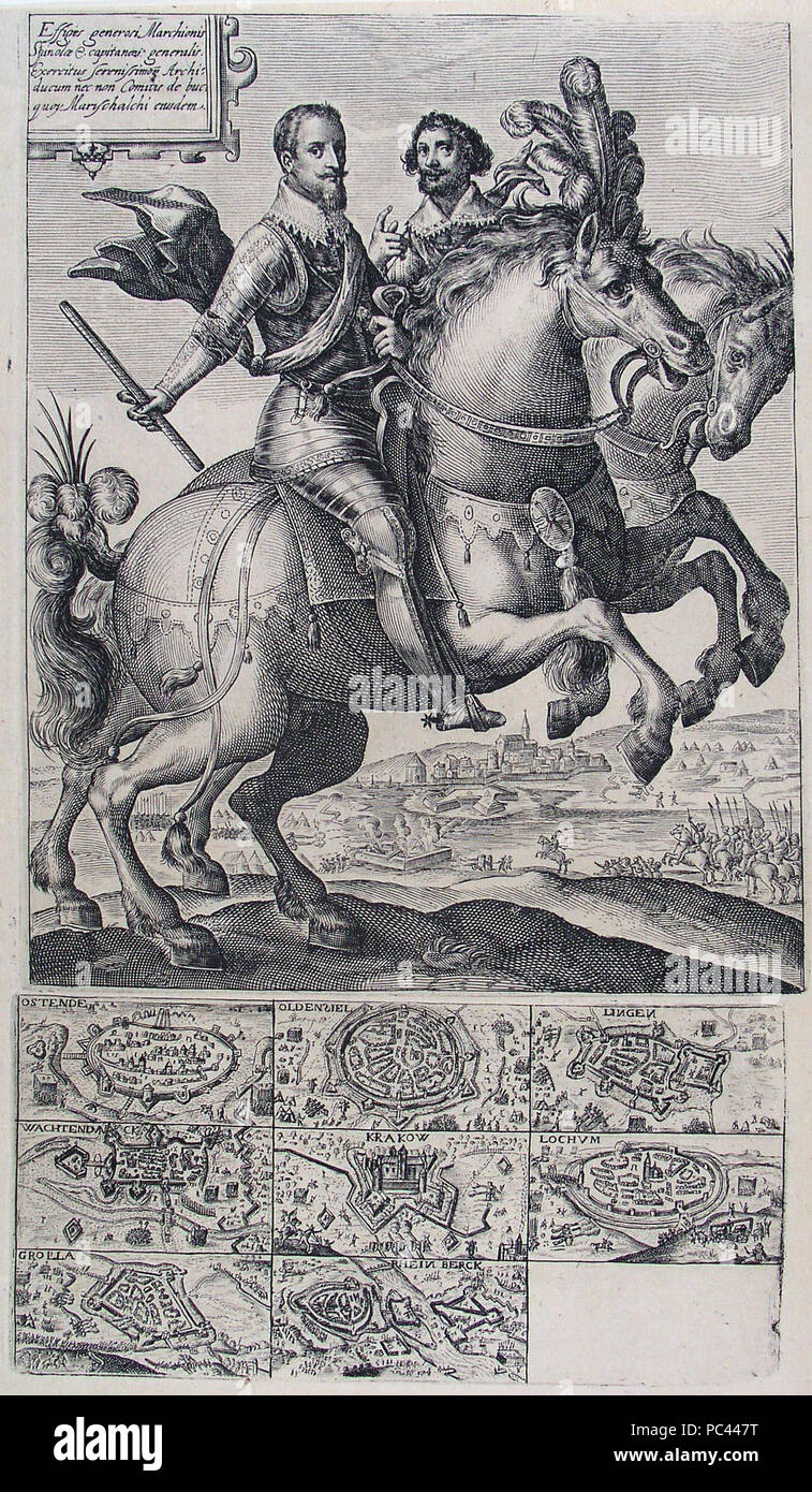 569 Conquests of Ambrosio Spinola (Crispijn van der Passe I Stock Photo ...