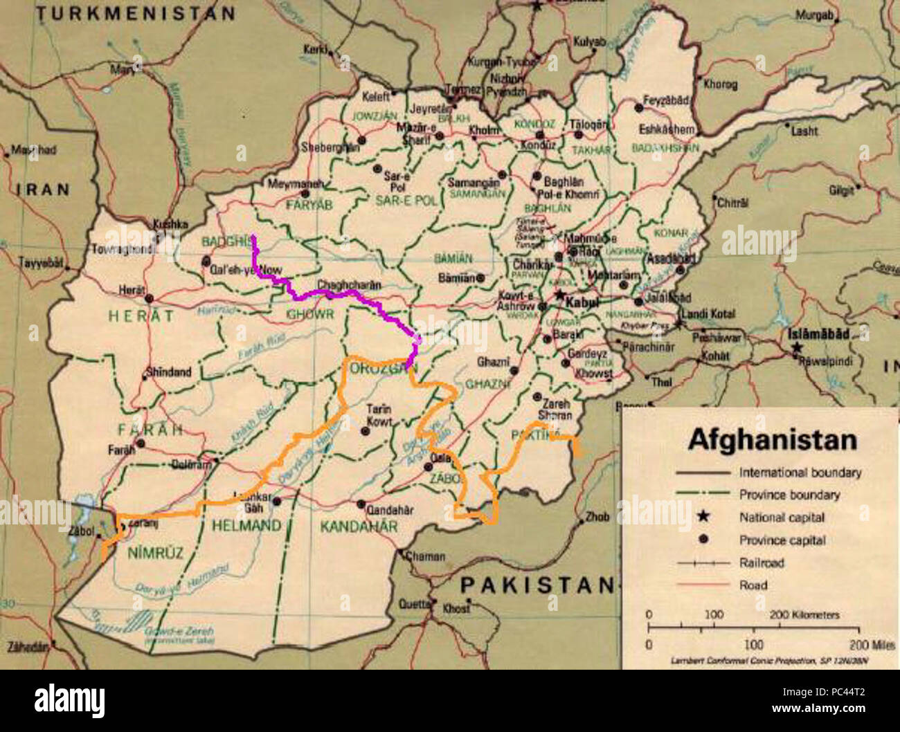 Afganistan map hi-res stock photography and images - Alamy