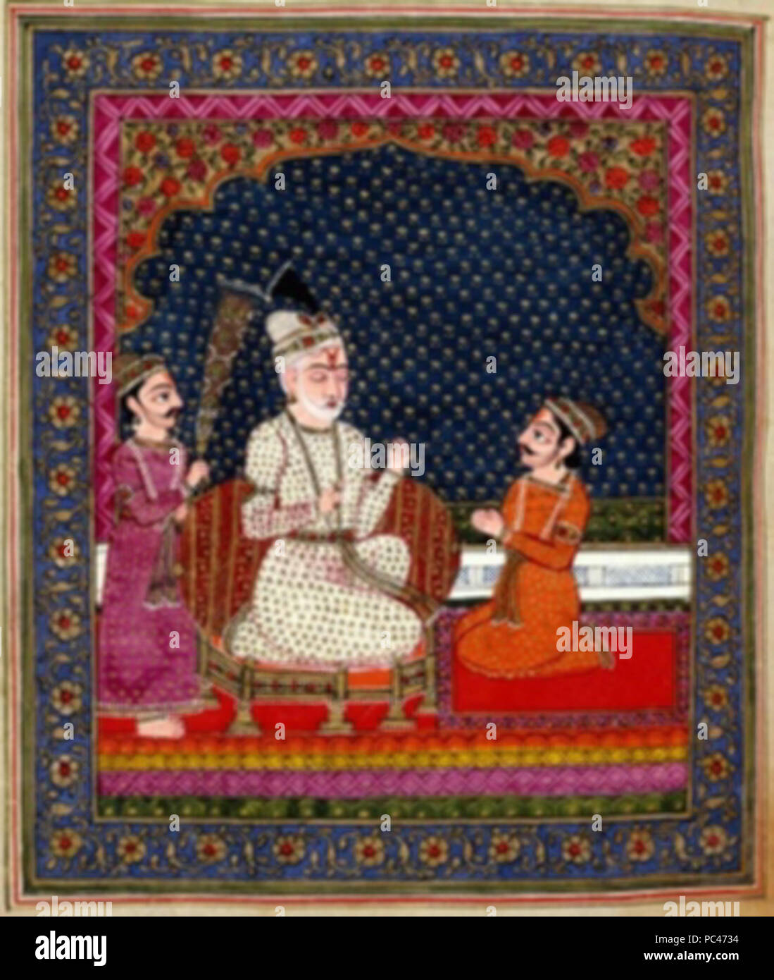 593 The blind king Dhrtarastra listens as the visionary narrator ...