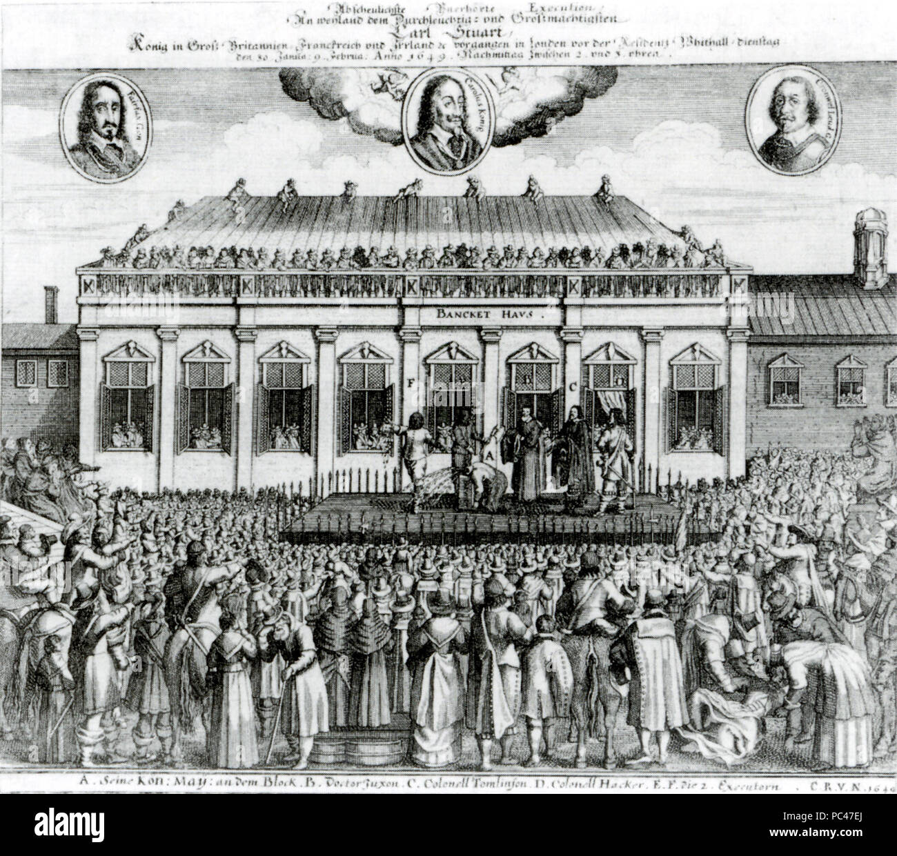 595 The Execution of Charles I Stock Photo - Alamy