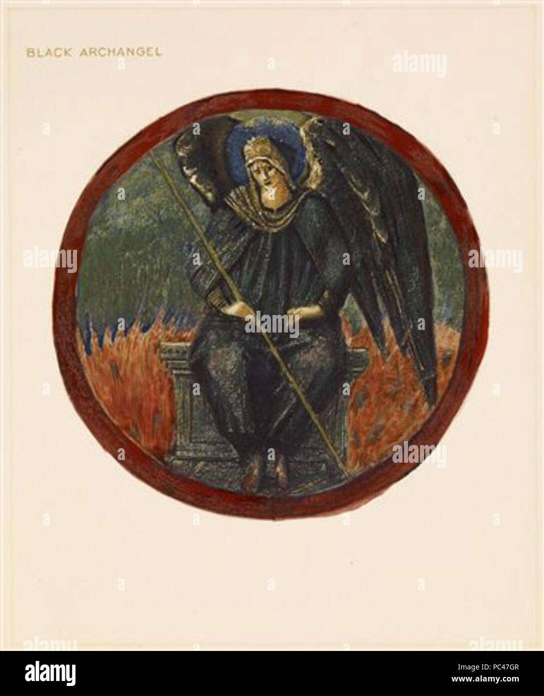 Black archangel hi-res stock photography and images - Alamy