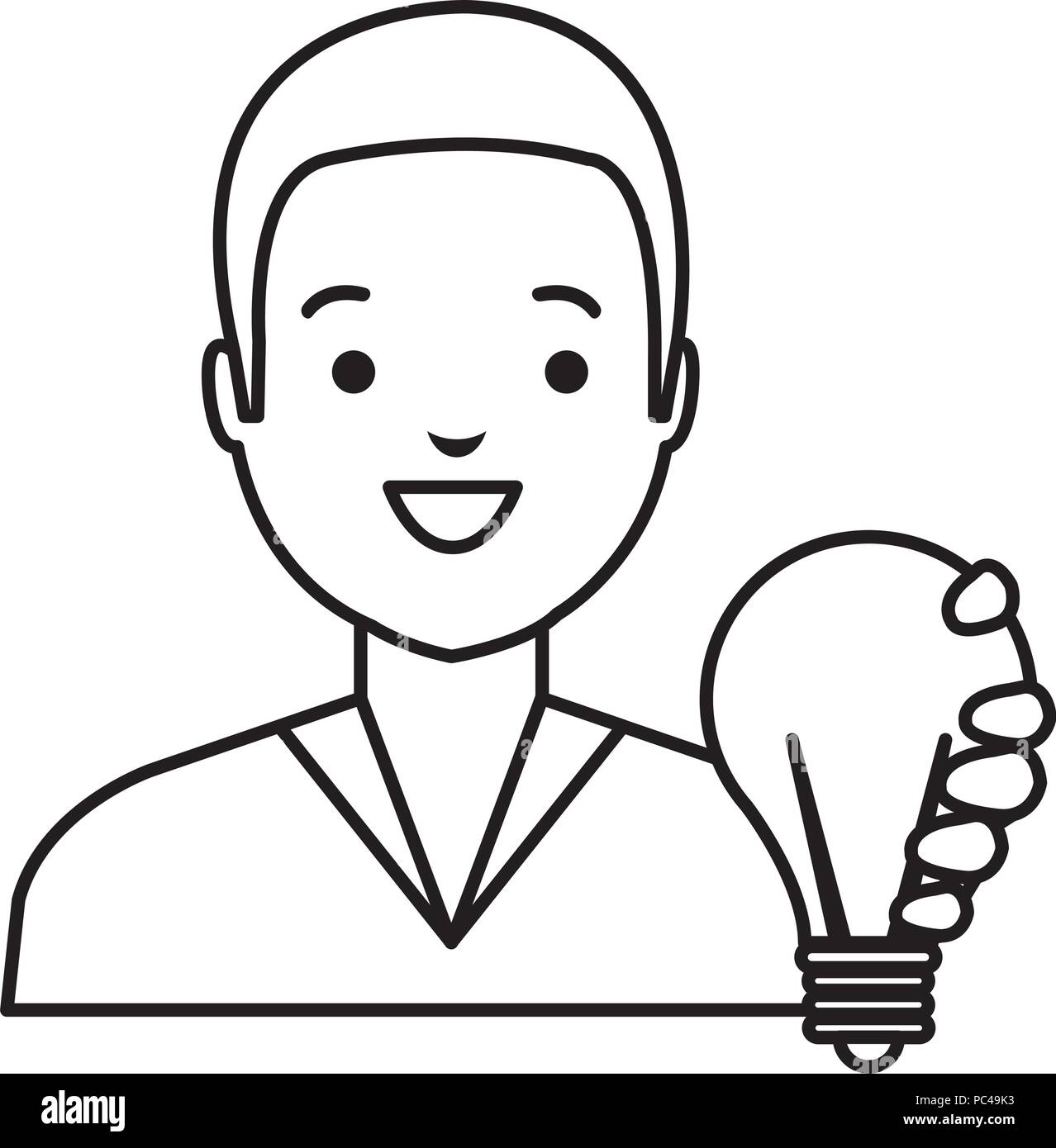 Incandescent light bulb working Stock Vector Images - Alamy