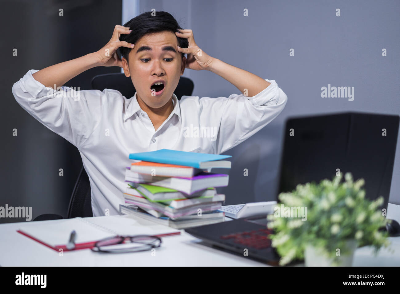 Tired male college student people hi-res stock photography and images ...