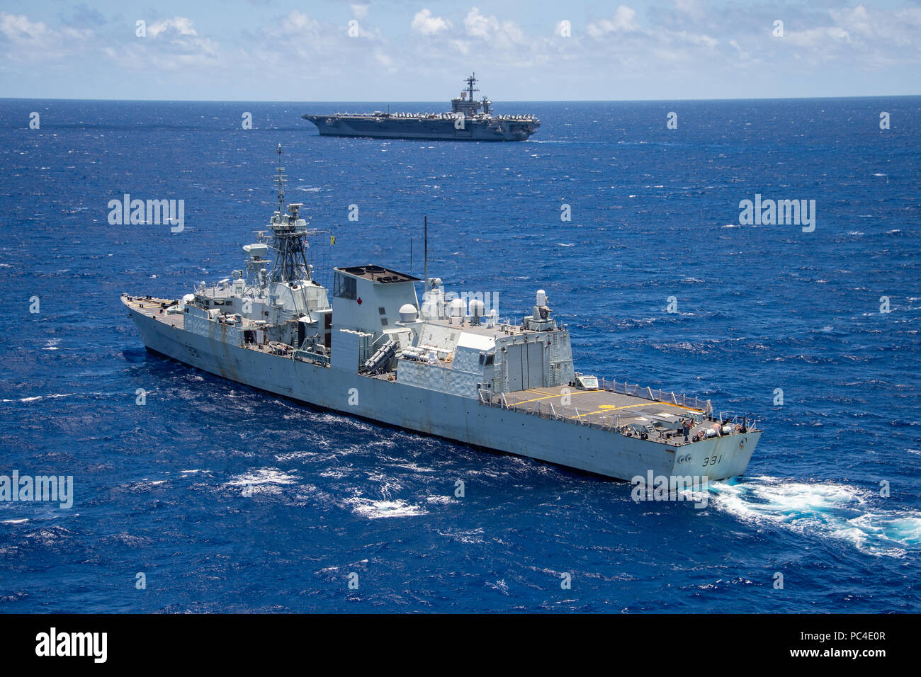 Royal canadian navy frigate hmcs vancouver hi-res stock photography and ...