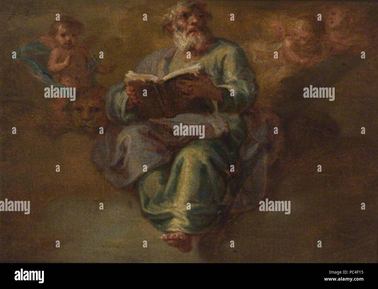 585 Tadas Goreckis. Šv. evangelistas Morkus. XIX a Stock Photo - Alamy