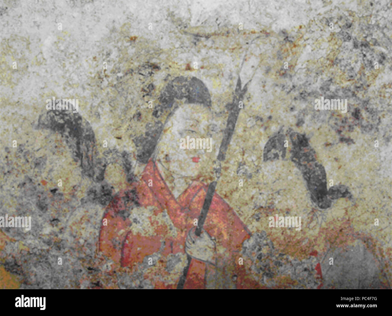 586 Takamatsuzuka mural 2006-03-31 Stock Photo - Alamy