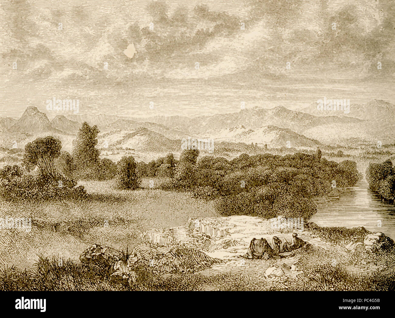 598 The Peneus, and Range of the Pindus - Wordsworth Christopher - 1882 ...