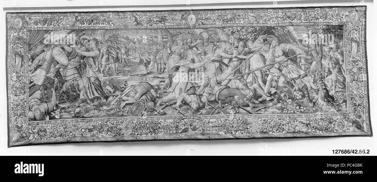 599 The Sabine Women Stopping the Battle between the Romans and the ...