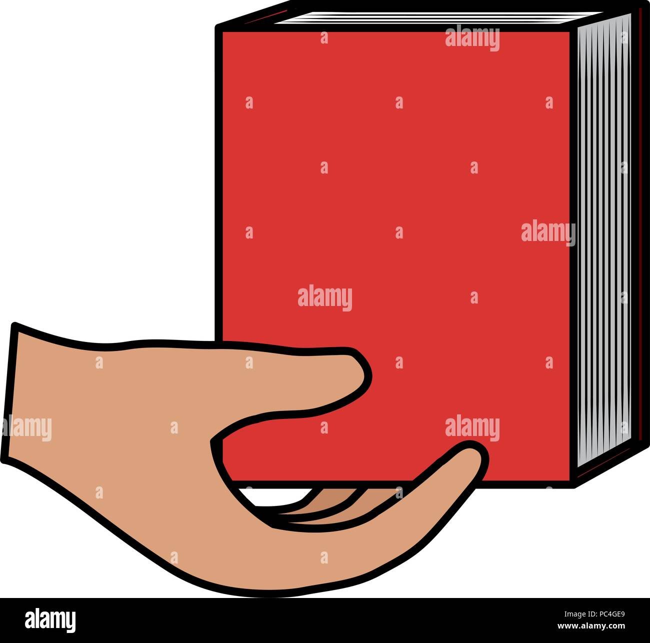 hands with text book school Stock Vector Image & Art - Alamy