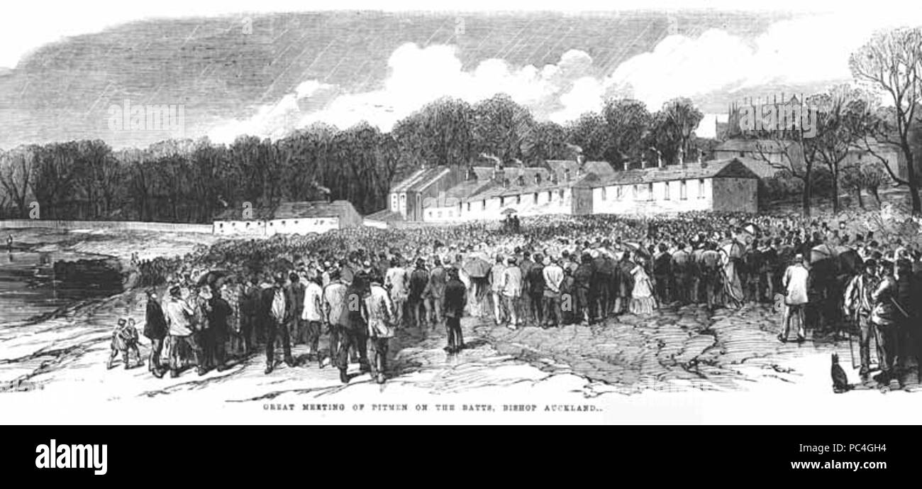 600 THE STRIKE OF COLLIERS IN DURHAM 048 Stock Photo - Alamy