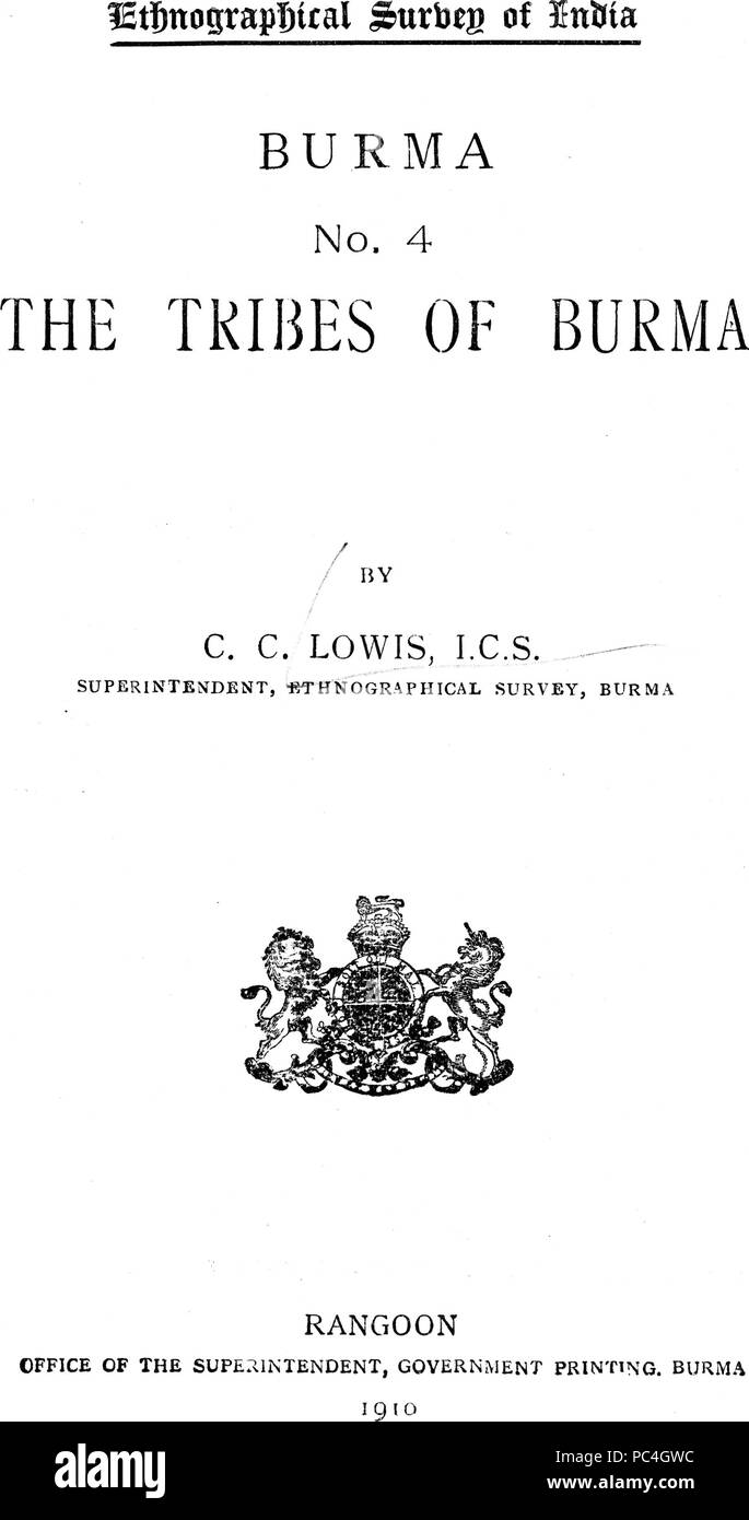 601 The Tribes Of Burma - C Stock Photo - Alamy