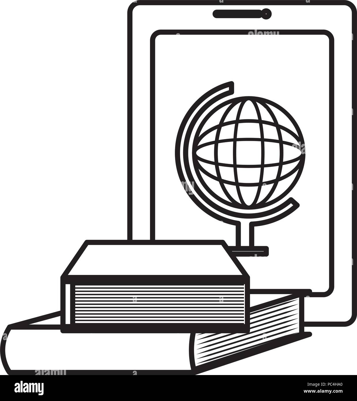 tablet device with ebooks Stock Vector Image & Art - Alamy