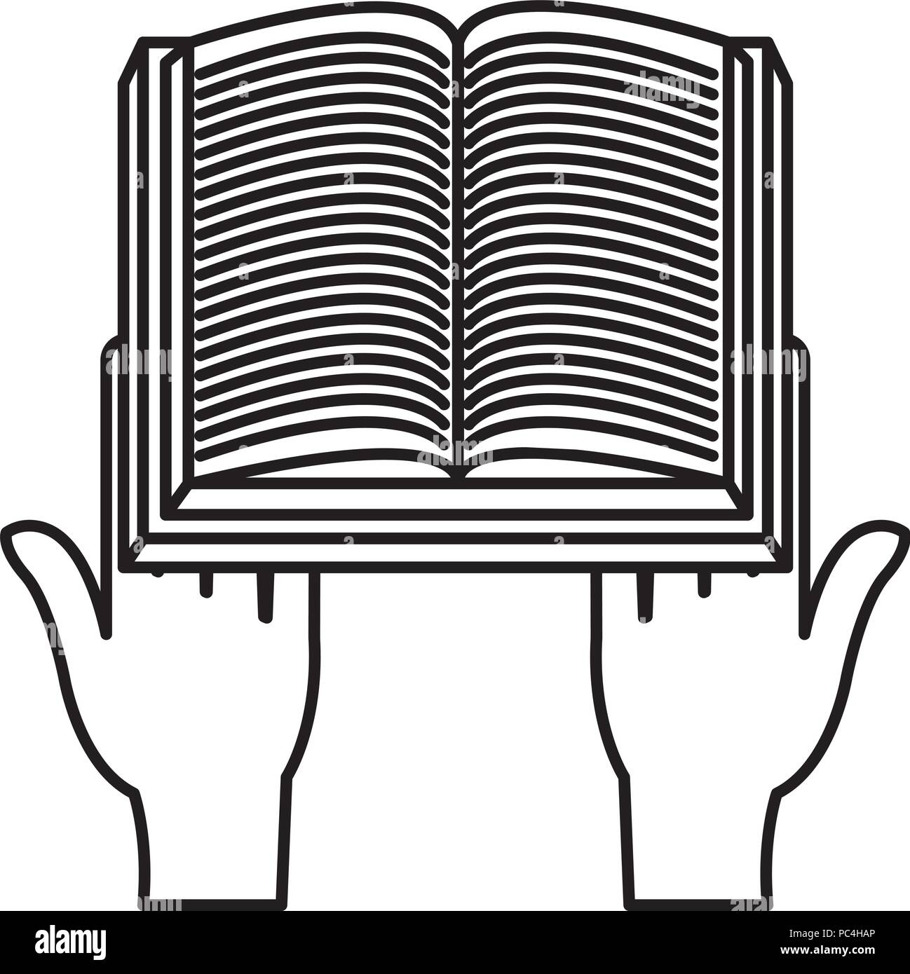 hands with text book school Stock Vector Image & Art - Alamy