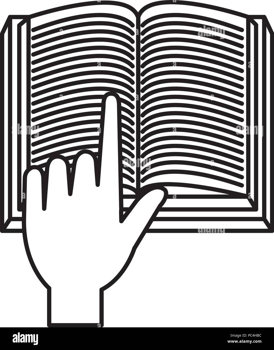 hands with text book school Stock Vector Image & Art - Alamy