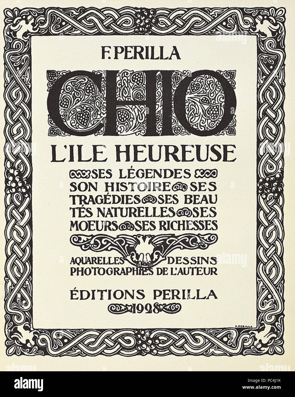 608 Title page - Perilla Francesco - 1928 Stock Photo - Alamy