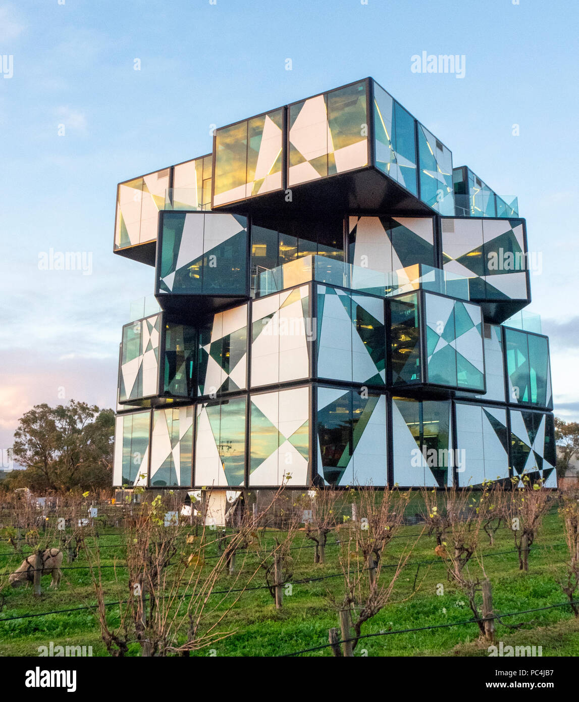 Darenberg cube winery hi-res stock photography and images - Alamy