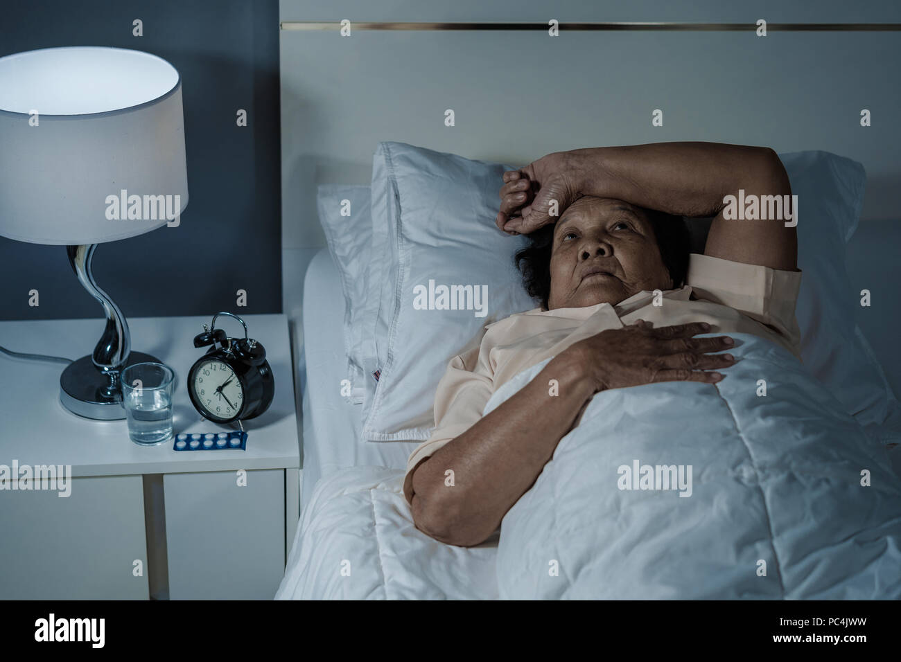 Insomnia disorder older people hi-res stock photography and images - Alamy