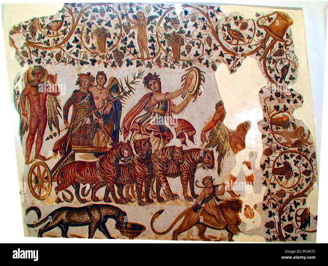 Procession of bacchus mosaics hi-res stock photography and images - Alamy