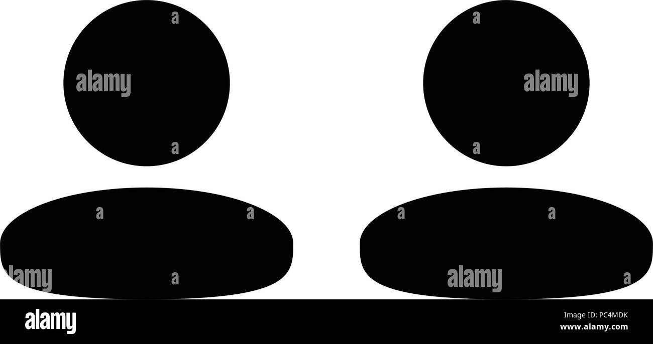 Client icon vector male group of persons symbol avatar for business ...