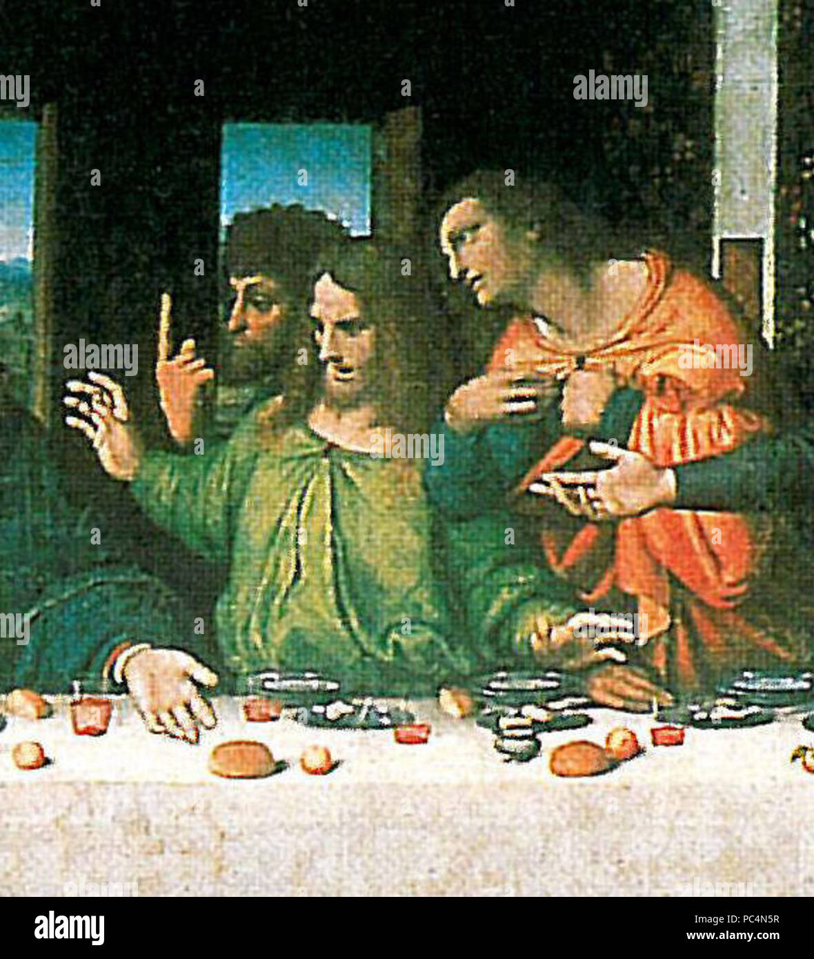 605 Thomas Jacobus-Maior Philipp Last supper copy Stock Photo - Alamy