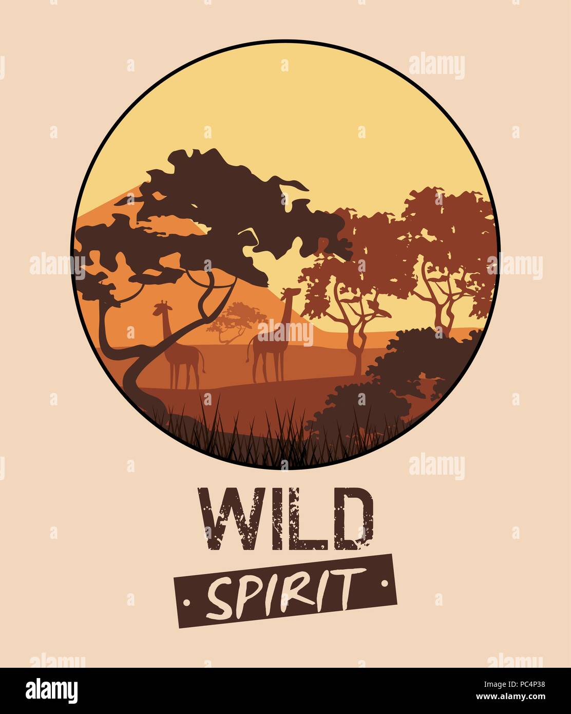 African spirit Stock Vector Images - Alamy