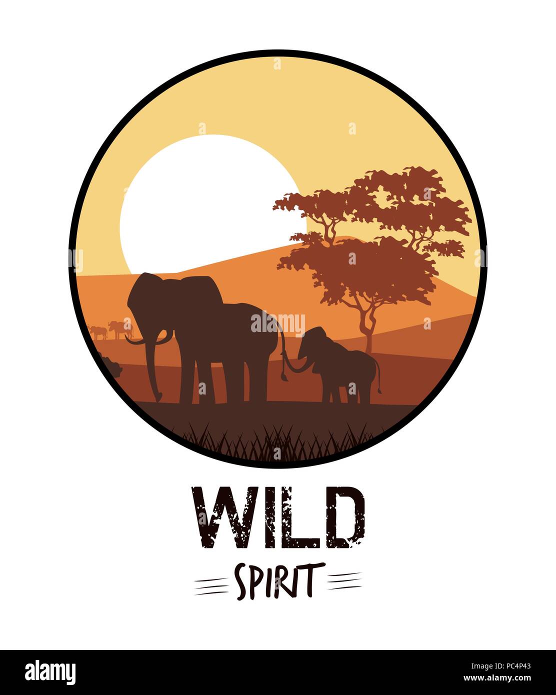 Wild spirit animals Stock Vector Image & Art - Alamy