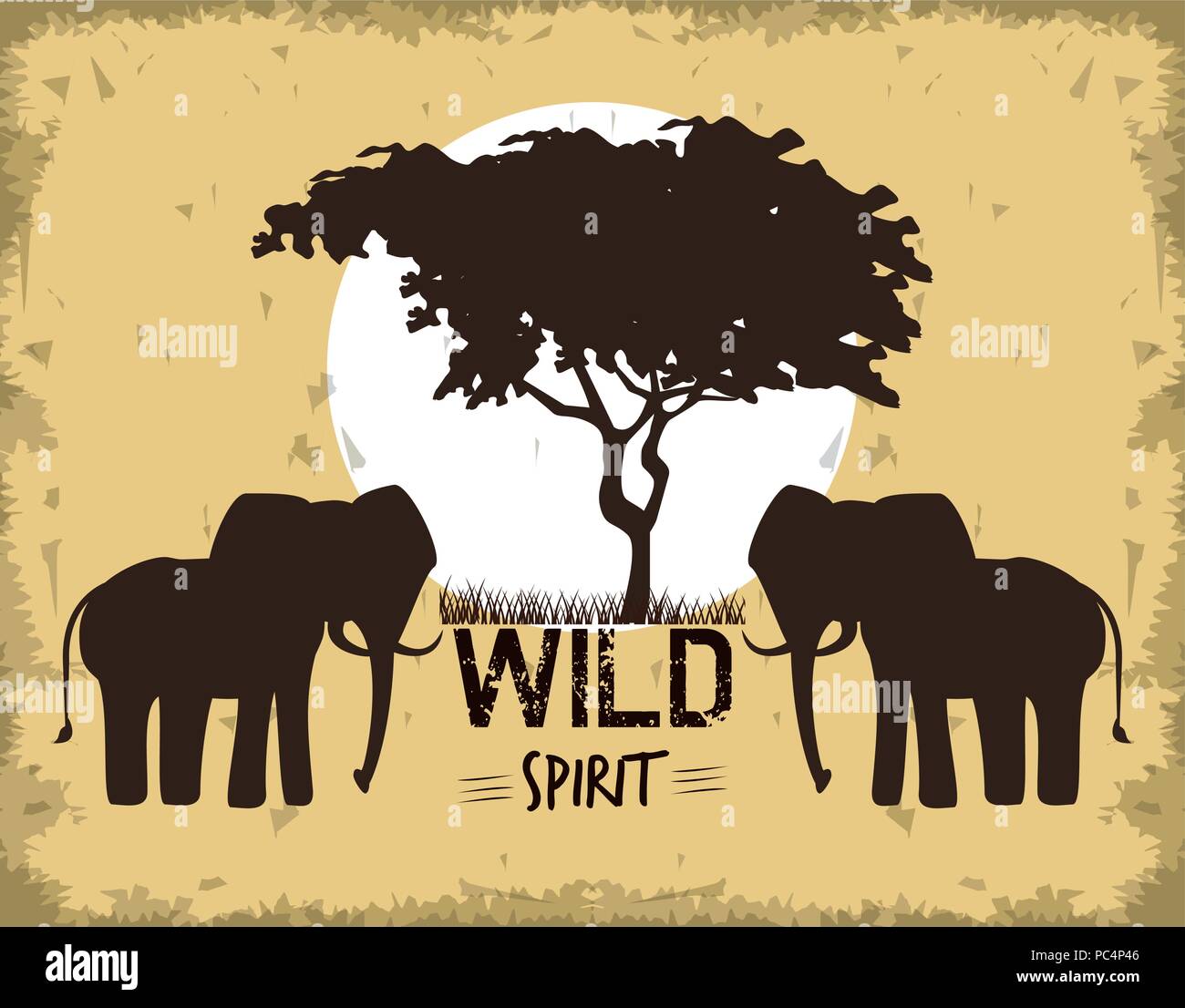 Wild spirit animals Stock Vector Image & Art - Alamy