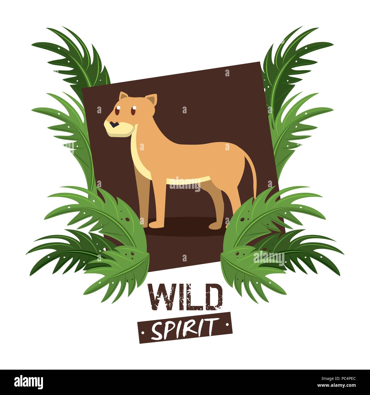 Wild spirit animals Stock Vector Image & Art - Alamy
