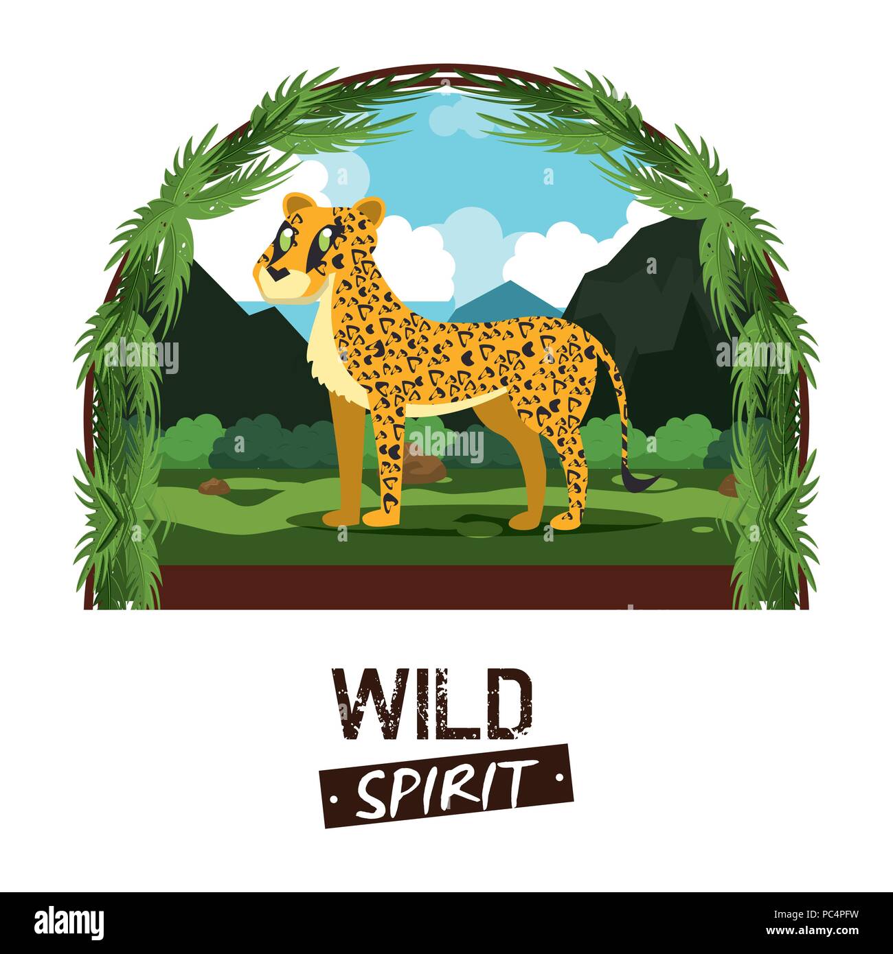 Wild spirit animals Stock Vector Image & Art - Alamy