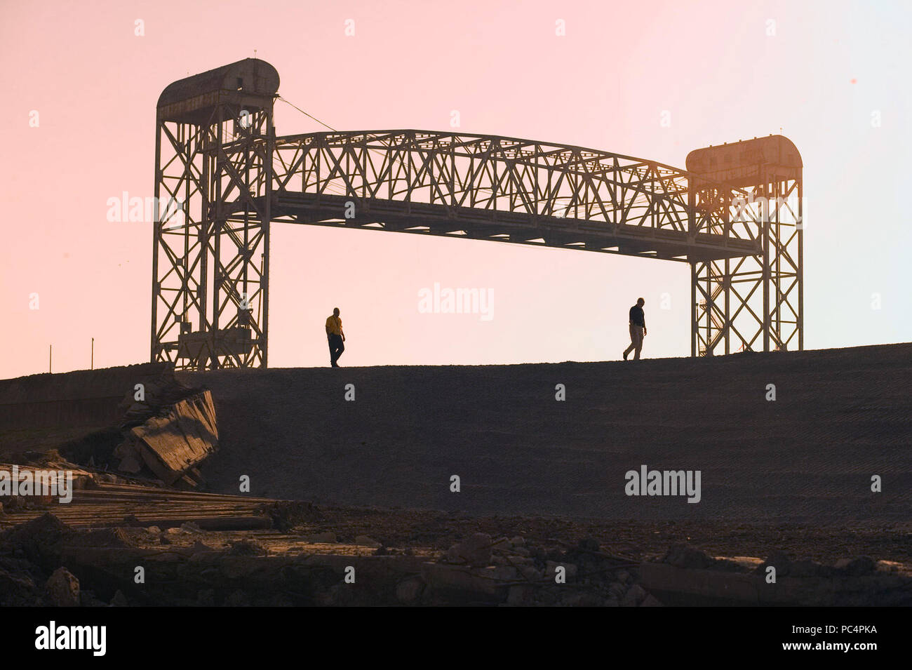 New Orleans,LA.,10/17/2005--Mike Chappell and Jim Gunnel from ...