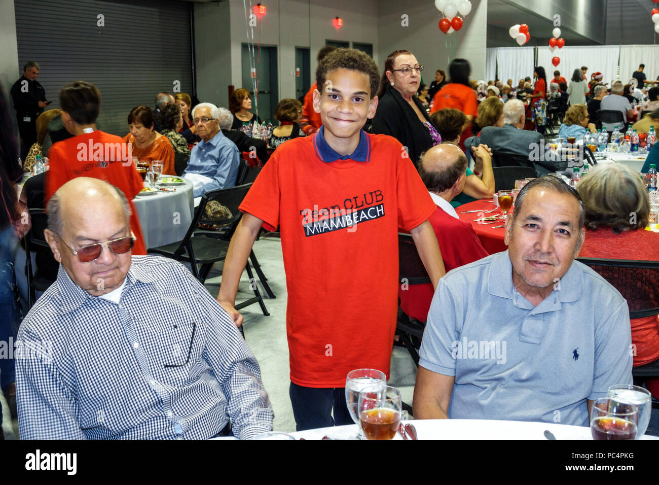 Miami Beach Florida,Convention Center centre,senior seniors citizen ...