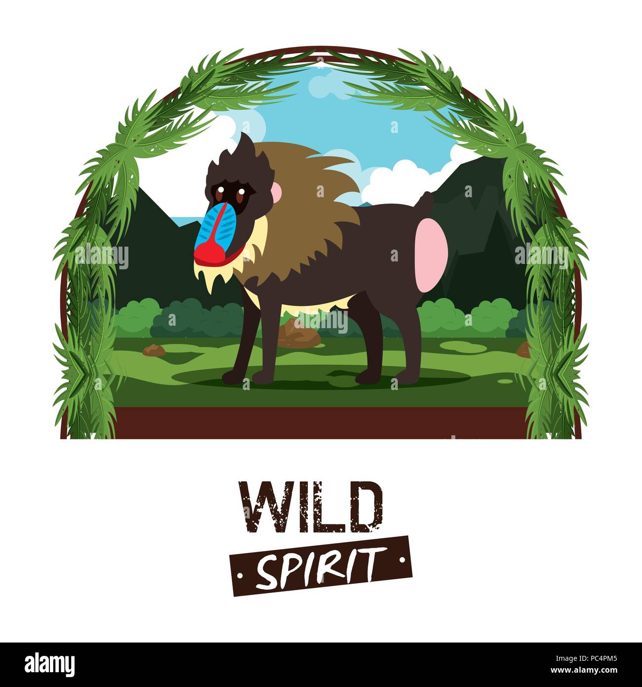 Wild spirit animals Stock Vector Image & Art - Alamy