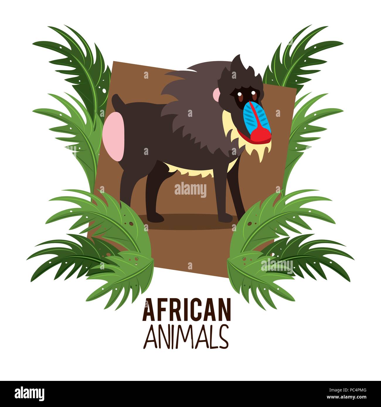 African animals cartoons Stock Vector Image & Art - Alamy