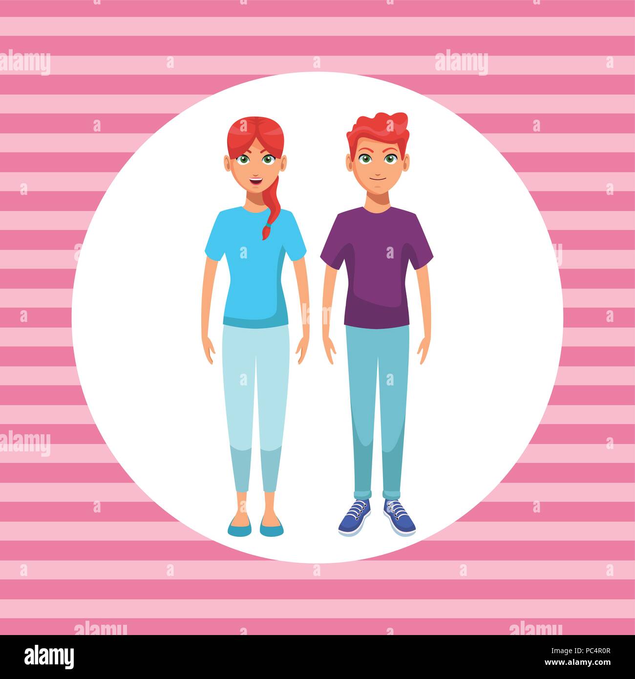 Young couple cartoons Stock Vector Image & Art - Alamy