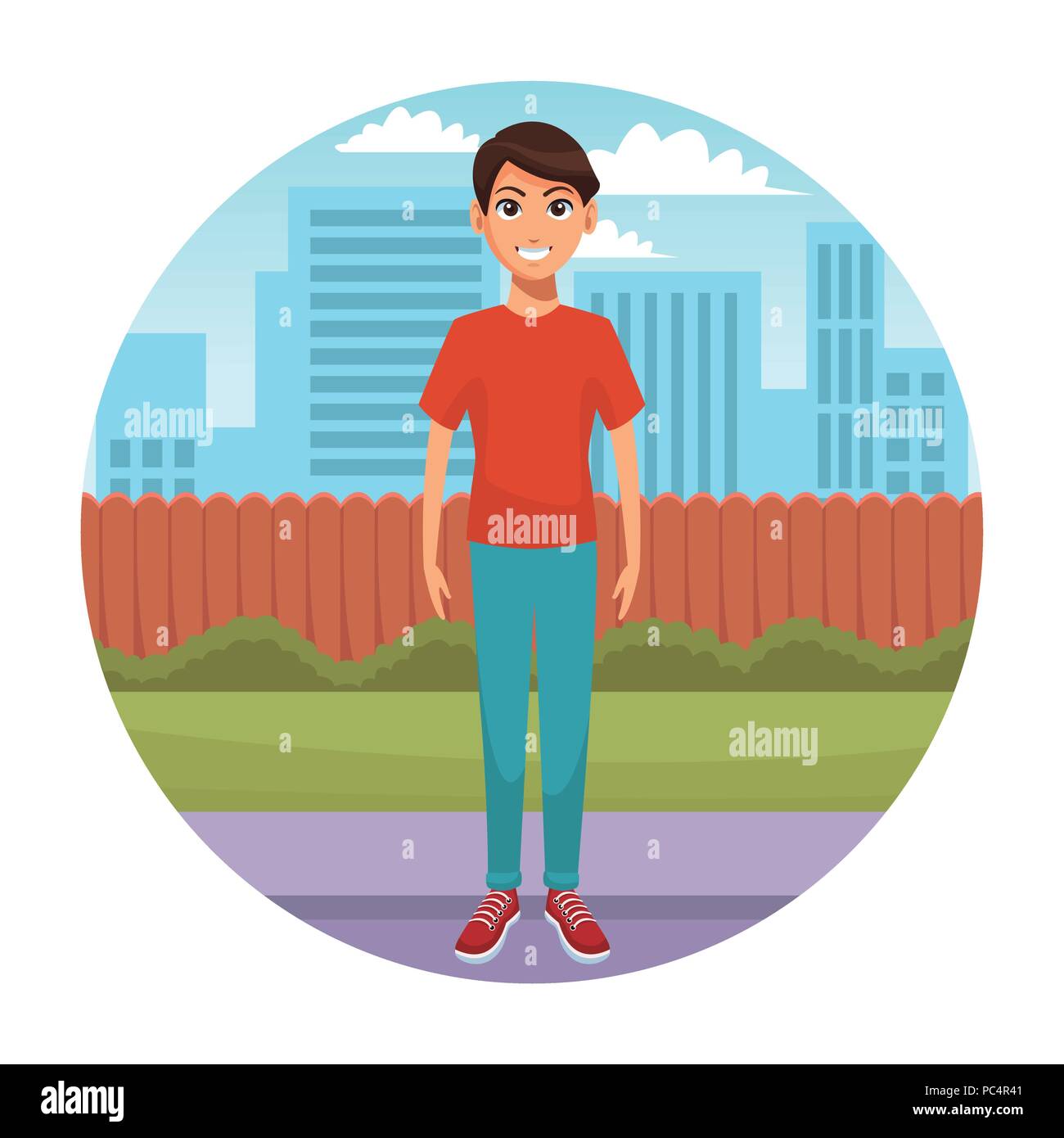 Young people cartoon Stock Vector Image & Art - Alamy