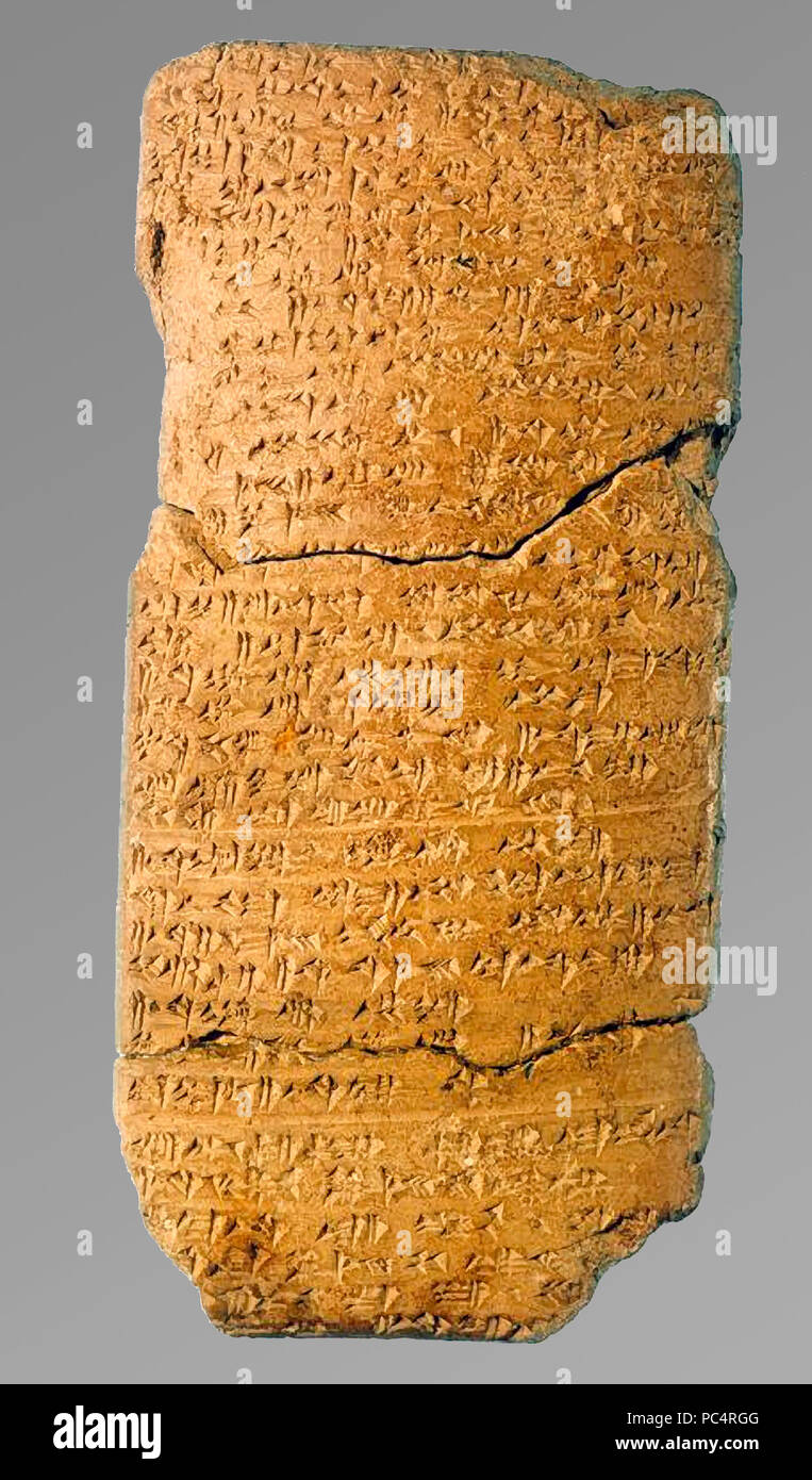 6268. Amarna Letter, Akkadian cuneiform Tablet dating 14th. C. BC. Text ...