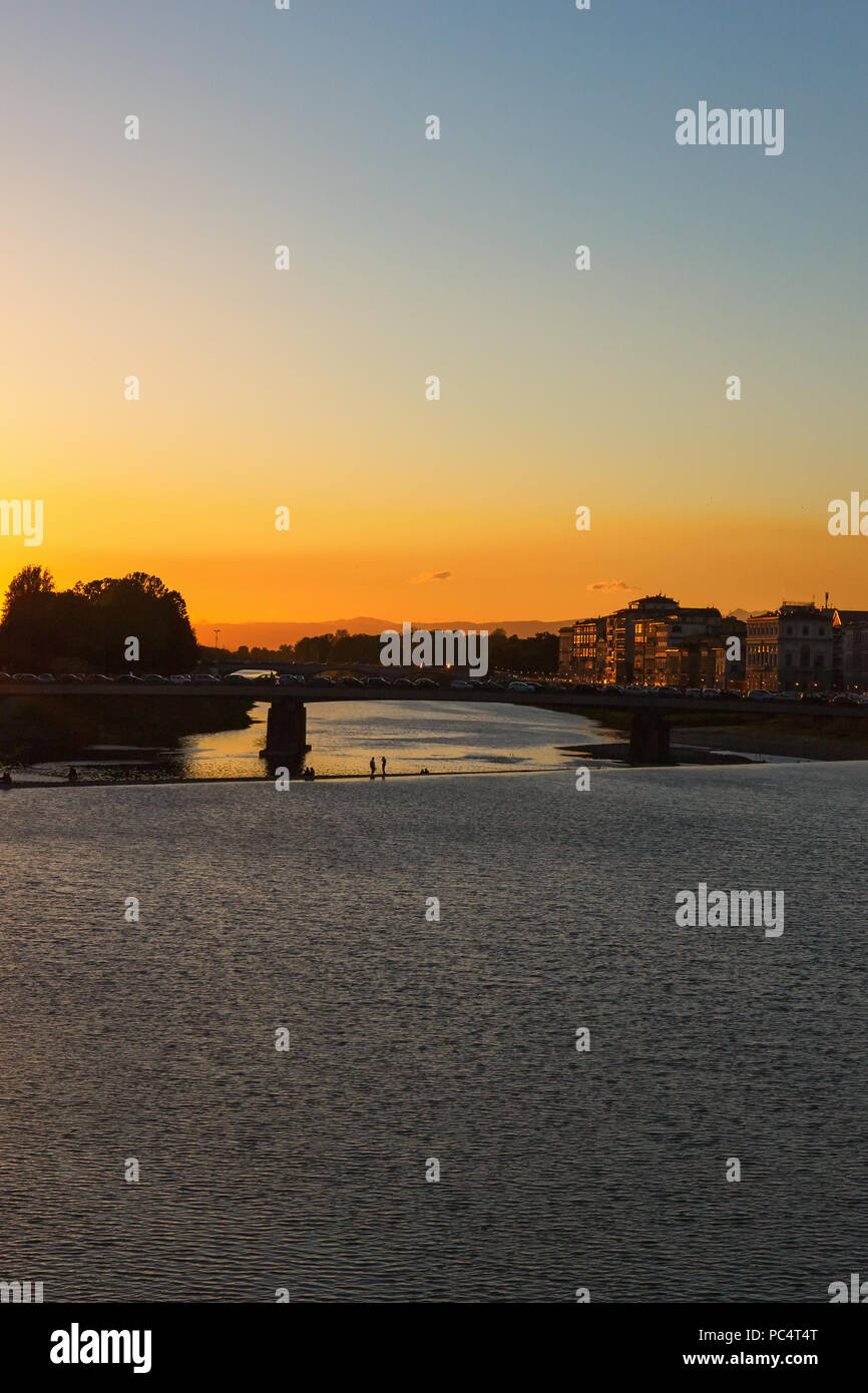 Sunset over florence in hi-res stock photography and images - Alamy
