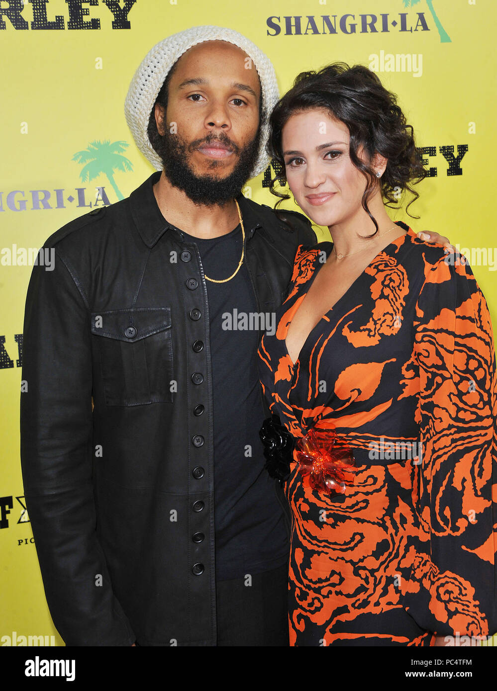 Ziggy Marley, Orly Marley at Marley Premiere at the Acrlight Theatre in Los Angeles.a Ziggy ...
