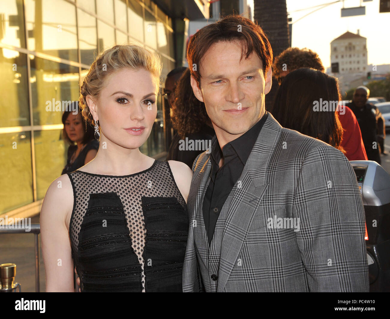 Anna Paquin, Stephen Moyer at the True Blood Premiere at the Arclight ...