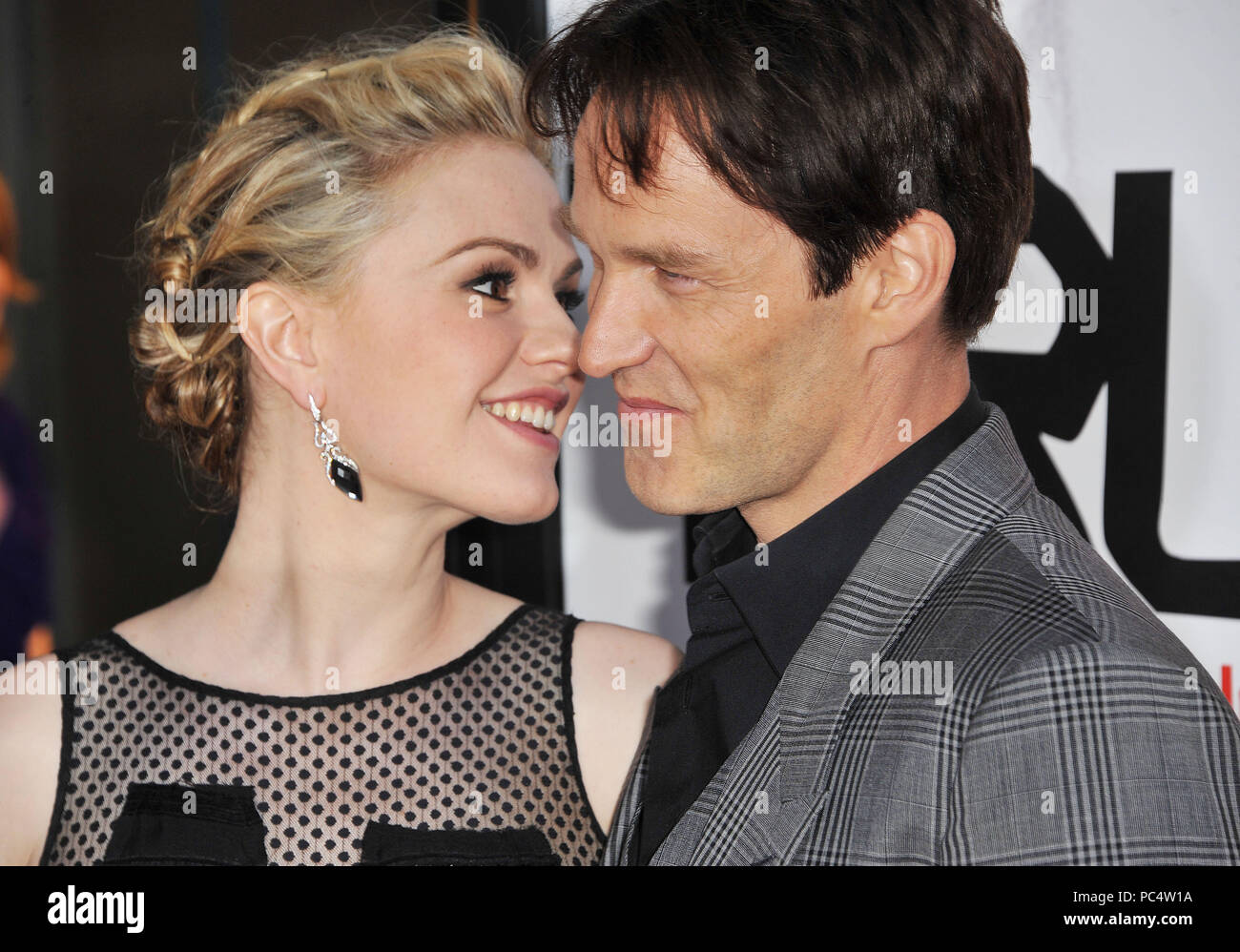Anna Paquin, Stephen Moyer at the True Blood Premiere at the Arclight ...