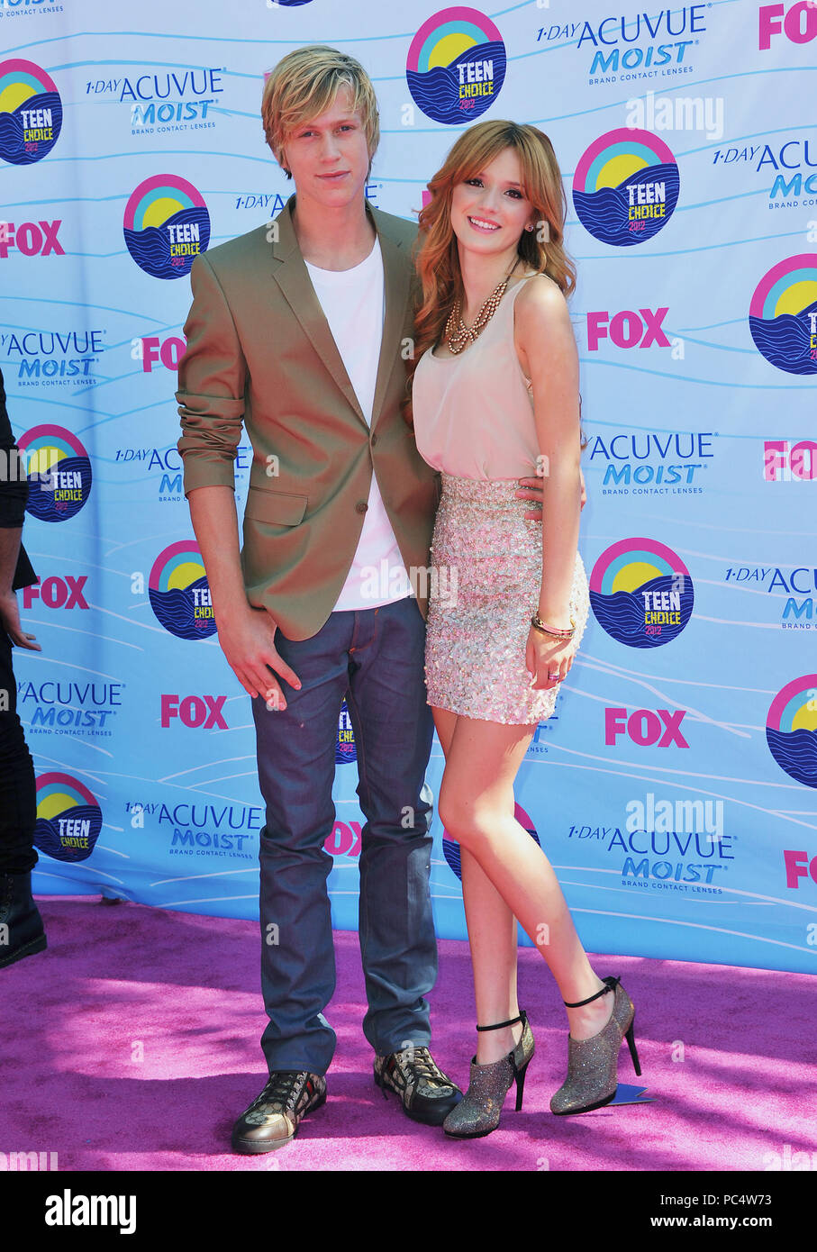 Bella Thorne at the Teen Choice 2012 Awards at the Universal ...