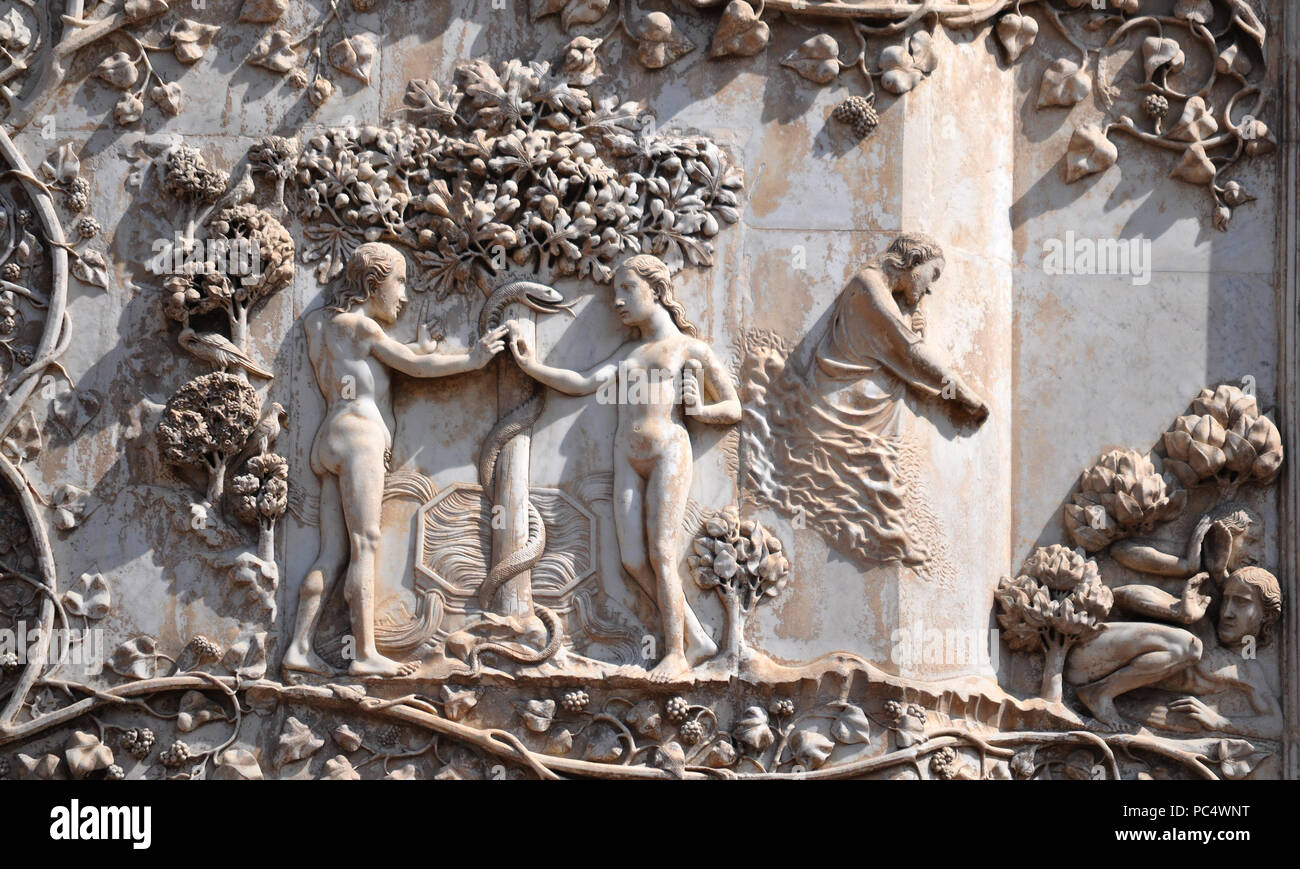 Adam eve eat fruit hi-res stock photography and images - Alamy