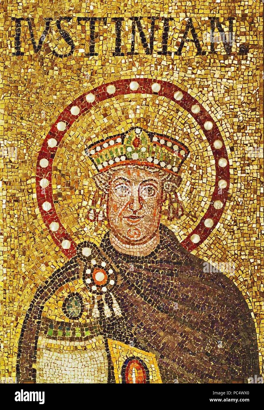 Ravenna mosaic justinian hi-res stock photography and images - Alamy