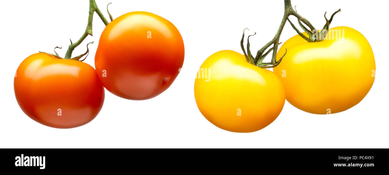 Group of red tomatoes isolated on white background Stock Photo - Alamy