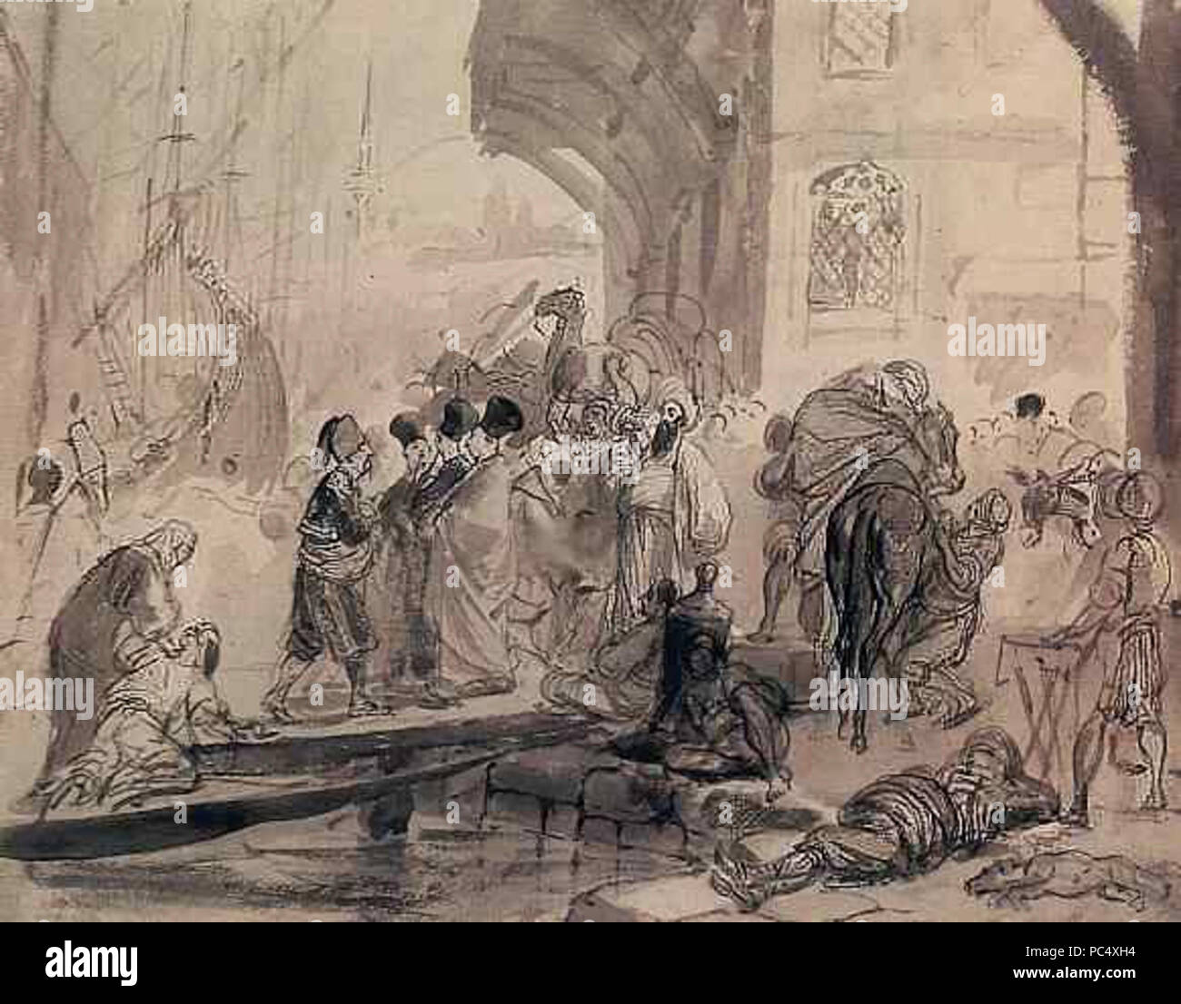 673 Гавань в Константинополе Stock Photo - Alamy