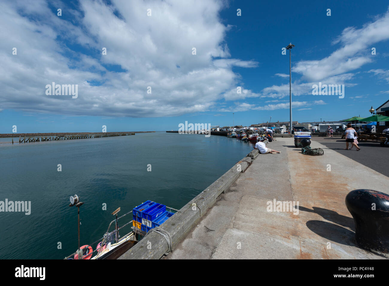 Amble, Northumberland, UK Stock Photo - Alamy